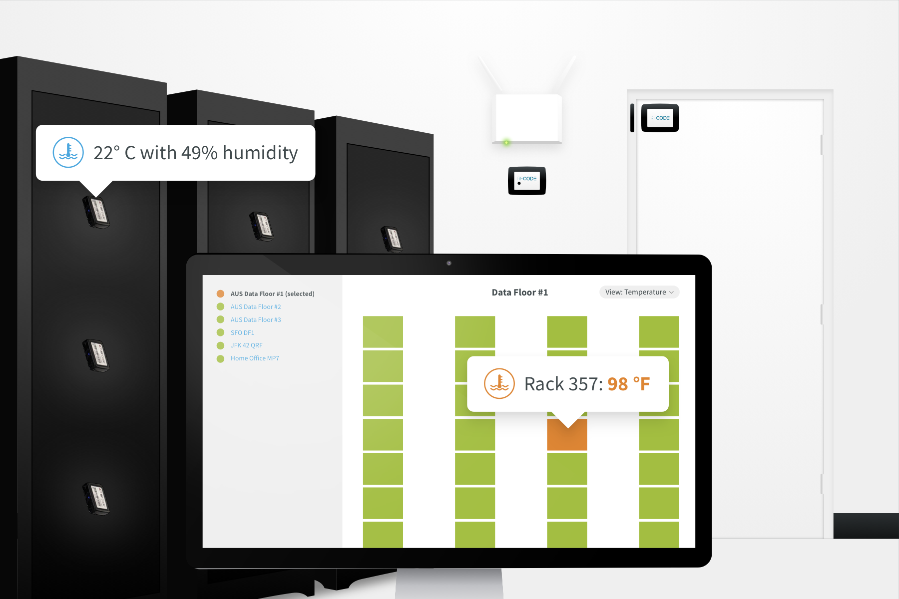 RF Code | Wire-free Solutions for Monitoring Data Center Environmental ...